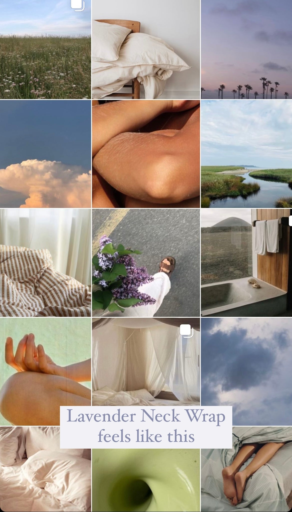 Lavender Neck Wrap | & Tread Well