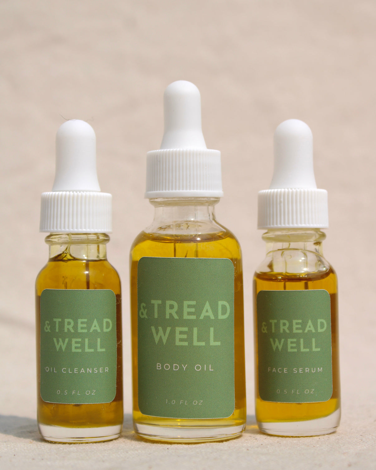 Mini Essentials | Travel-Sized Natural Skincare – & Tread Well